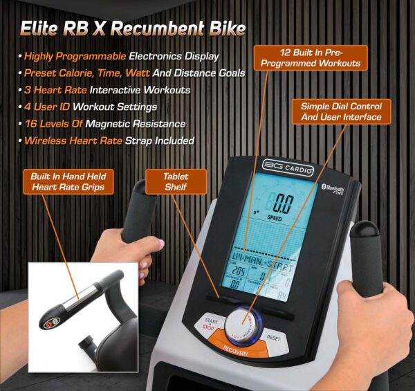 Elite RB Recumbent Bike - At Home Fitness
